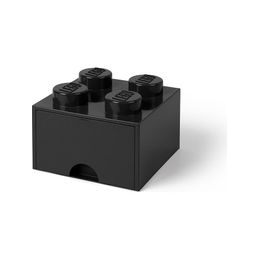 Lego Schubladenbox "Brick 4" in Schwarz - (B)25 x (H)18 x (T)25 cm - 47% | Kisten-koerbe