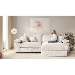 Home Affaire Ecksofa &raquo;Soft&Cosy XXL L-Form, B: 303 cm - OTTO. Verl&auml;ssliche Qualit&auml;t.&laquo; Mega-Sofa, Cord oder Chenille-Struktur, mit Federkern & 4 