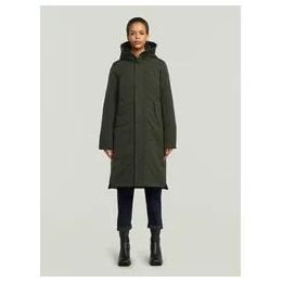G-Star Raw Parka G-STAR "Vodan 2.0 Long Jacke", Damen, Gr. M, asfalt, Obermaterial: 54% Elastomultiester, 46% Polyester, Jacken Parka