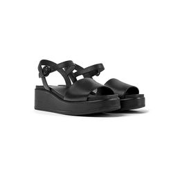 Camper Leder-Sandaletten in Schwarz - 47% | Gr&ouml;&szlig;e 40 | Damen-sandalen