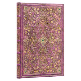 Paperblanks Blanko Notizbuch ''Diamantenes Thronjubil&auml;um'' in Pink - (B)13 x (H)18 cm - 54% | Buero-schulbedarf