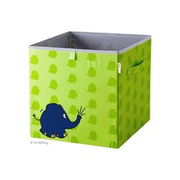 Lifeney Aufbewahrungsbox "Maus" in Gr&uuml;n - (B)30 x (H)30 x (T)30 cm - 50% | Kisten-koerbe