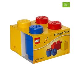 Lego 3tlg. Set: Aufbewahrungsboxen "Brick" in Bunt - 42% | Kisten-koerbe