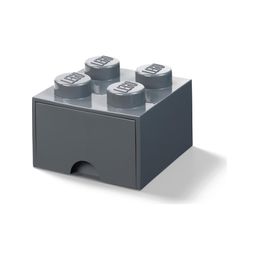 Lego Schubladenbox "Brick 4" in Anthrazit - (B)25 x (H)18 x (T)25 cm - 44% | Kisten-koerbe