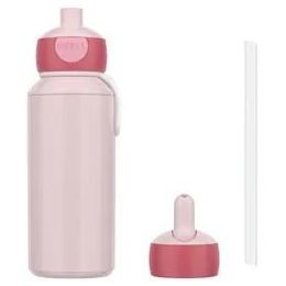 Trinkflasche Mepal "Pop-Up Trinkflasche + Flip-Up Ersatzdeckel Campus 400 ml", pink (cool pink), 400ml, Trinkflaschen, Trinkflasche