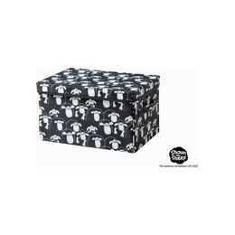 Lifeney Aufbewahrungsbox "Shaun" in Schwarz - (B)37 x (H)21 x (T)25 cm - 60% | Kisten-koerbe