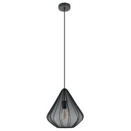 Eglo H&auml;ngeleuchte "Dolwen H&auml;ngelampe, Pendelleuchte, Esszimmerlampe Japanisch, E27, Lampe", schwarz, 1, &Oslash; 33,5cm H: 110cm, 1 Stk., Leuchten, H&auml;ngeleuchte - H110 x &Oslash;33,5 cm - schwarz - 1X40W exkl., H&auml;ngeleuchte
