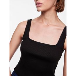 Pieces Damen Pieces Ripptanktop &raquo;PCNUKISA CROPPED TANK TOP NOOS&laquo; schwarz XL