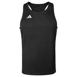 Funktionsshirt Adidas PERFORMANCE "Boxing Top Punch Line black/white" Gr. XXS, schwarz, Shirts, Damen, XXS, Obermaterial: 100% Polyester, Funktionsshirt