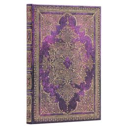 Paperblanks Blanko Notizbuch ''Bijou'' in Lila - (B)13 x (H)18 cm - 54% | Buero-schulbedarf