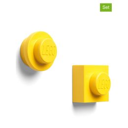 Lego 2er-Set: Magnete "Iconic" in Gelb - 15% | Wanddekoration
