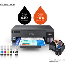 Epson Tintenstrahldrucker &raquo;EcoTank ET-14100&laquo; schwarz Papierfach f&uuml;r 100 Blatt