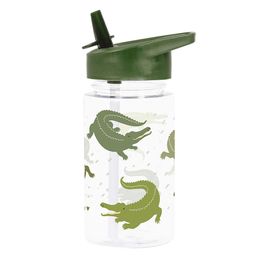 a little lovely company Trinkflasche "Crocodiles" in Gr&uuml;n - 450 ml - 36% | Kinder-austruestung-accessoires