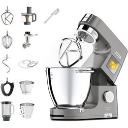 Kenwood K&uuml;chenmaschine &raquo;Titanium Chef Patissier XL KWL90.594SI&laquo; W&auml;rmefunktion, zus&auml;tzliche 5 l Sch&uuml;ssel, inkl. umfangreiches Zubeh&ouml;r silber K&uuml;chenmaschine