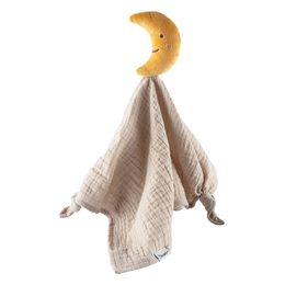 Sterntaler Schmusetuch "Mond" in Beige/ Gelb - ab Geburt - 44% | Baby-schmusetuecher