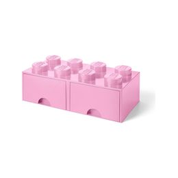 Lego Schubladenbox "Brick 8" in Rosa - (B)50 x (H)18 x (T)25 cm - 45% | Kisten-koerbe