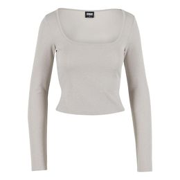 Urban Classics Damen Urban Classics T-Shirt &raquo; Ladies Glitter Square Neck Longsleeve&laquo; 1 Stk. 3XL