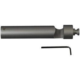 Liedeco Tr&auml;gerverl&auml;ngerung f&uuml;r Gardinenstangen &Oslash; 20 mm grau