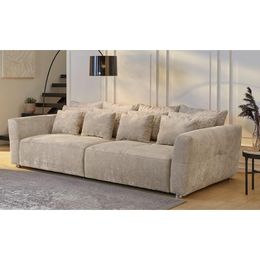 Jockenh&ouml;fer Big-Sofa &raquo;Gulliver, B: 298 cm&laquo; mit Zierkissen, Federkernpolsterung f&uuml;r angenehmen Sitzkomfort beige Korpus: 100% Polyester;Kissen: 45% Polyacryl, 24% 