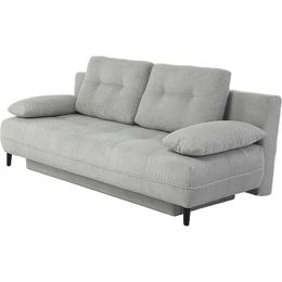 Jockenh&ouml;fer Schlafsofa &raquo;Til, B: 206 cm, Liegefl. 140x200 cm&laquo; mit Bettfunktion & Bettkasten grau Korpus: 95% Polyester, 5% Nylon;Kissen: 95% Polyester, 5% Nylon