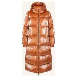 Funktionsjacke K-way "K-way Winterjacke RUENNE THERMO PEARLY", Damen, Gr. L, orange, Obermaterial: 100% Nylon. F&uuml;llung: 90% Entendaunen, 10% Entenfedern, Jacken Funktionsjacke