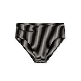 Schiesser Badehose ' Ocean Swim ' Herren Gr&ouml;&szlig;e S schwarz / wei&szlig;
