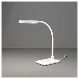 Eglo Tischleuchte "LAURO Tischlampe - Kunststoff - LED - 1X5,5W - IP20", schwarz, 1, H: 36cm, 1 Stk., Leuchten, Nachttischlampe, Schreibtischleuchte, Leselampe, L33,5 x B14 x H36 cm, Tischleuchte