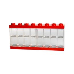Lego Figuren-Schaukasten in Rot - (B)38,2 x (H)18,4 x (T)4,7 cm - 37% | Kisten-koerbe