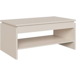 FORTE Couchtisch &raquo;Couchtisch, Ablage, Stauraum, als Esstisch nutzbar&laquo; h&ouml;henverstellbar, B/H/T 100/45,7/56 cm