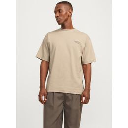 Jack & Jones Jack & Jones Herren Rundhalsshirt &raquo;JPRBLACHAD BRANDING SS CREW NECK TEE SN&laquo; beige XS