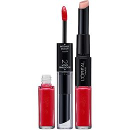 L'Or&eacute;al L'or&eacute;al Paris Damen L'OR&Eacute;AL PARIS Lippenstift &raquo;INFAILLIBLE 2-STEP LIP STICK&laquo; intensive Farbe und strahlender Glanz rot