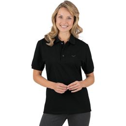 TRIGEMA Damen Poloshirt &raquo;TRIGEMA Poloshirt in Piqu&eacute;-Qualit&auml;t&laquo; 1 Stk. schwarz M