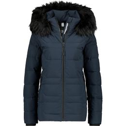 alife and kickin Alife & Kickin Damen Winterjacke &raquo;Damen ZophiaAK A&laquo; leicht taillierter Passform, Kapuze und Kunstfell sind abnehmbar blau XS