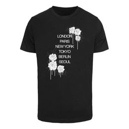 MisterTee Damen MisterTee T-Shirt &raquo;MisterTee Herren City Roses Tee&laquo; 1 Stk. M