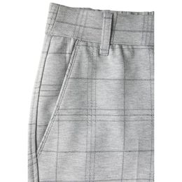 Street One Damen Street One Chinohose mit Karo Muster grau 44, L&auml;nge 30