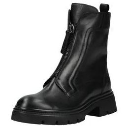 Schn&uuml;rstiefelette Gabor "Gabor Stiefelette Glattleder", Damen, Gr. 40,5, schwarz, Glattleder, Schuhe Schn&uuml;rstiefelette