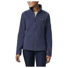 Fleecejacke Columbia "Fast TrekTM II Jacket", Damen, Gr. S (34/36), blau (dunkelblau), Fleece, Obermaterial: 100% Polyester, unifarben, Basic h&uuml;ftbedeckend, hoch geschlossener Ausschnitt, abgesteppt, Jacken Fleecejacke, mit Stehkragen, mit Rei&szlig;verschlusstaschen, f&uuml;r Wandern und Laufen