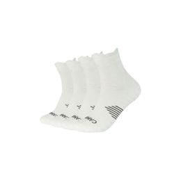 Camano Damen Kurzsocken &raquo;function&laquo; 4 Paar tlg. mit verst&auml;rkter Ferse und Spitze, Fu&szlig;gew&ouml;lbe-St&uuml;tze, gepolsterte Sohle wei&szlig; 39-42