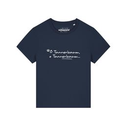 Watapparel T-Shirt 'O Tannenbaum' Damen Gr&ouml;&szlig;e XXXL navy / wei&szlig;