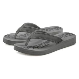 Venice Beach Damen Badezehentrenner &raquo;Badelatsche, Badeschuhe, Flip Flop&laquo; Zehentrenner, Sandale, Pantolette VEGAN grau 44