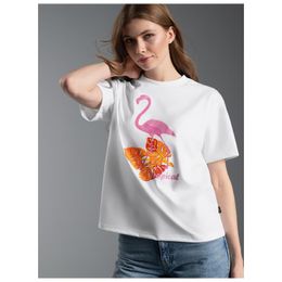 TRIGEMA Damen T-Shirt &raquo;TRIGEMA T Shirt mit "Tropical" Print&laquo; 1 M