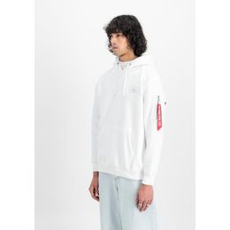 Alpha Industries Herren Hoodie &raquo;Backprint Hoodie &laquo; wei&szlig; L