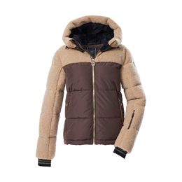 Killtec Damen Skijacke &raquo;KSW 111 WMN SKI QLTD JCKT&laquo; Damen Ski-Steppjacke mit Glitzerstreifen und abnehmbaren Schneefang 44