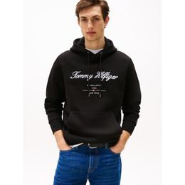 Tommy Hilfiger Damen Hoodie &raquo;SCRIPT LOGO HOODY&laquo;, mit aufgesticktem Logo schwarz XXL