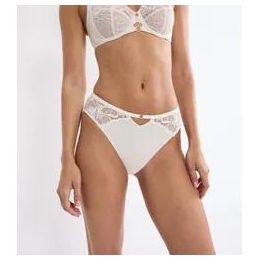 Tai-Slip Triumph "Wild Gardenia Florale", Damen, Gr. 44, ecru wei&szlig;, Microtouch, Obermaterial: 77% Lyocell, 23% Elasthan, Unterhosen, weiche Spitze, elegant