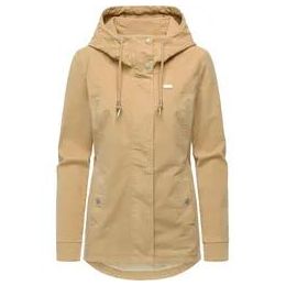 Cordjacke Ragwear "Alvena Cordy YOUMODO", Damen, Gr. S (36), sand, Material: 98% Baumwolle, 2% Elasthan. Innenfutter: 100% Polyester, figurumspielend h&uuml;ftbedeckend, hoch geschlossener Ausschnitt, &Auml;rmel ohne &Auml;rmelschlitz abgesteppte Kante, Jacken, Sportliche leichte Kordjacke mit Kapuze