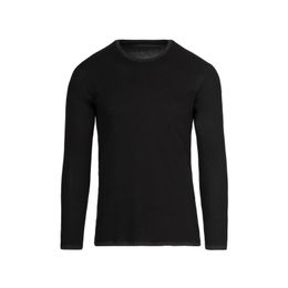 TRIGEMA Herren Longsleeve &raquo;TRIGEMA Langarm Funktionsshirt&laquo; 1 Stk. schwarz 3XL