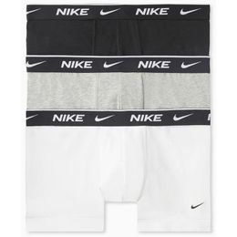 Nike Underwear Herren NIKE Underwear Trunk &raquo;TRUNK 3PK&laquo; Packung, 3er, 3 Stk. mit Logo-Elastikbund schwarz-wei&szlig; S/46, 3 Stk.