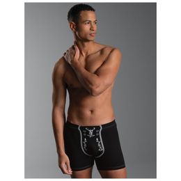 TRIGEMA Herren Boxer &raquo;TRIGEMA Pants mit Hirsch&laquo; 1 Stk. schwarz S, 1 Stk.
