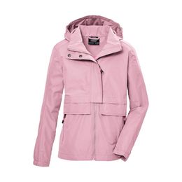 Killtec M&auml;dchen Funktionsjacke &raquo;KOS 149 GRLS JCKT&laquo; Wasserdichte M&auml;dchenjacke mit Kapuze und reflektierenden Elementen rosa 176